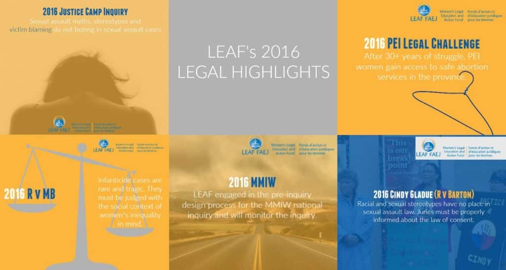 LEAF's 2016 Legal Highlights - LEAF