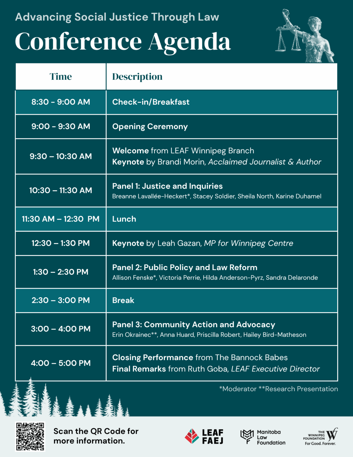 Advancing Social Justice Through Law Conference 2025 - LEAF